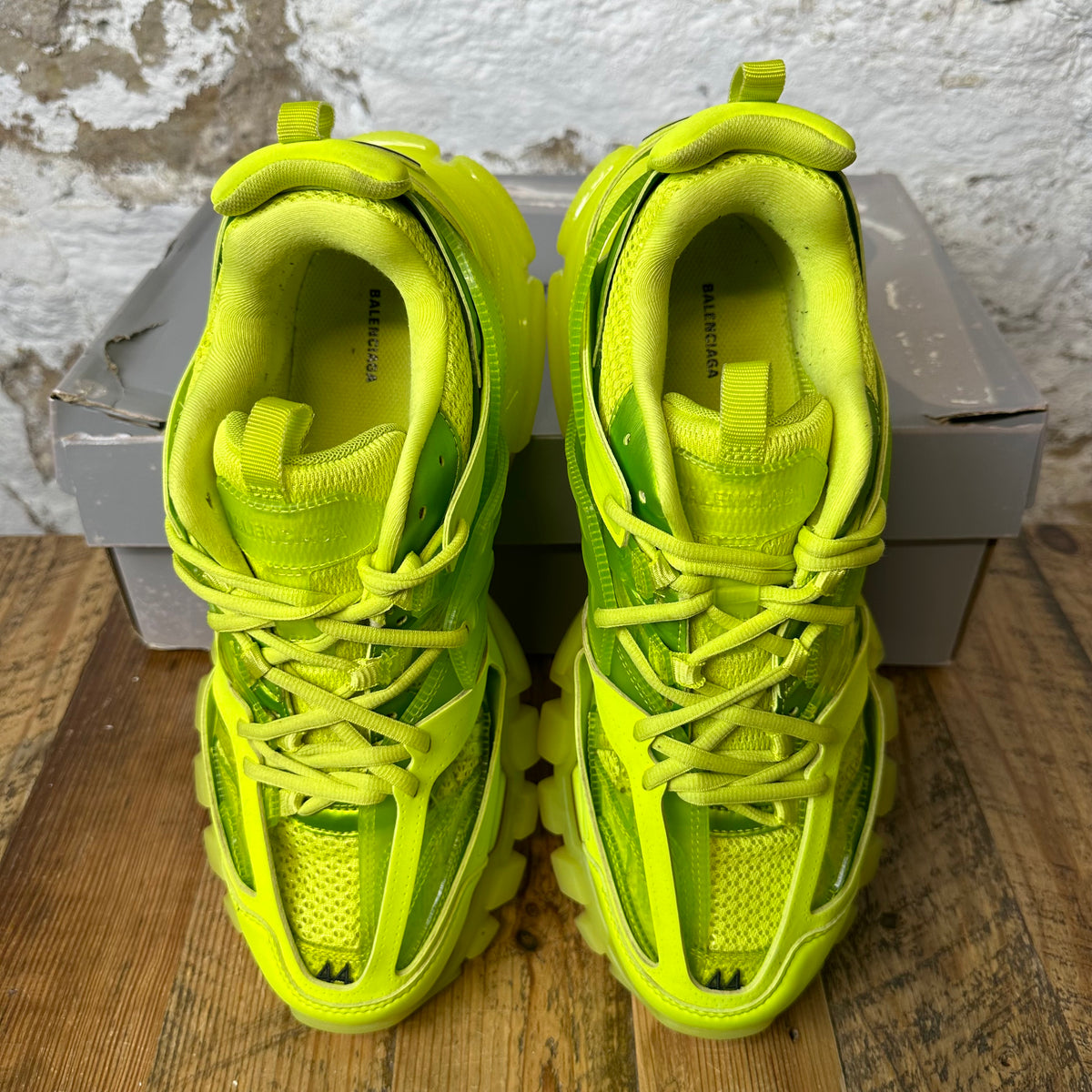 Balenciaga Track Runner Neon Yellow Sneaker Sz 11 (44) – The Gallery Online