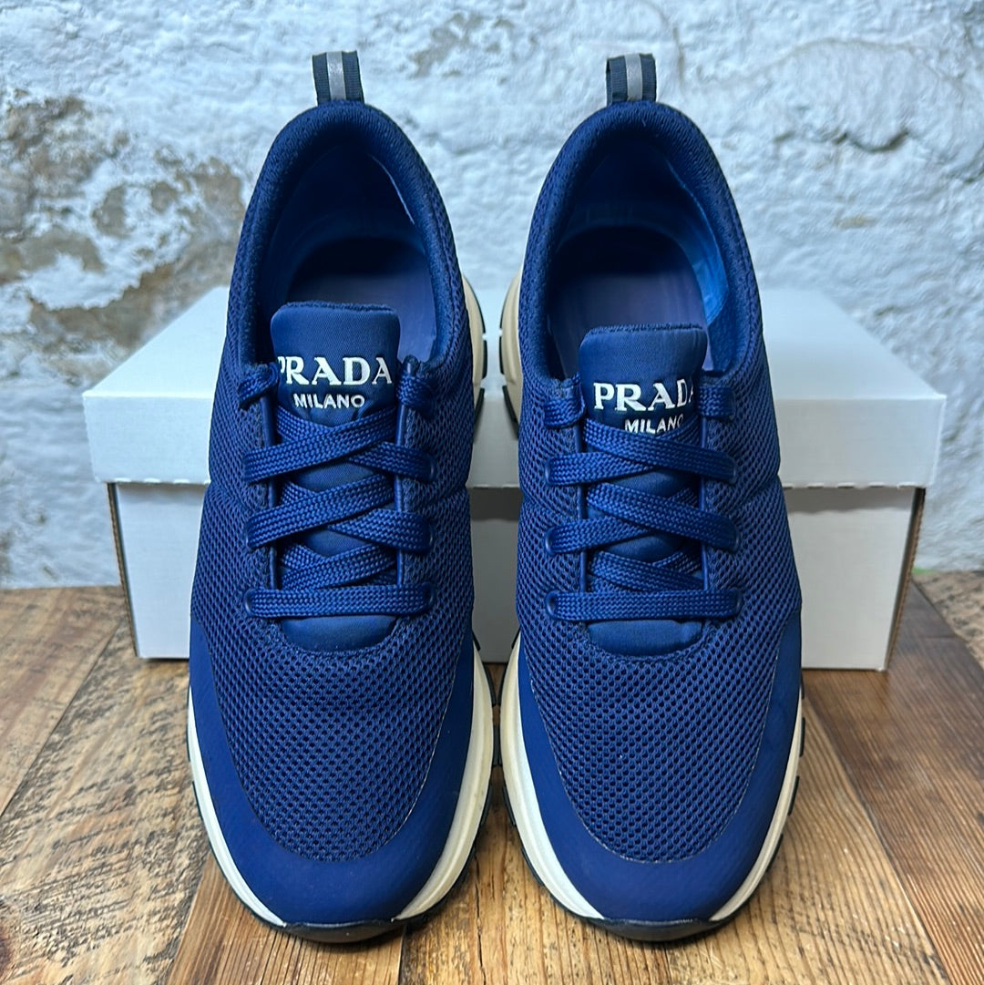 Prada Blue Trainer Sz 6 No Box – The Gallery Online