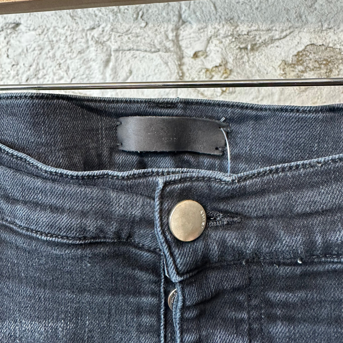 Amiri Paint Drip Spell Black Denim Jeans Sz 36 – The Gallery Online